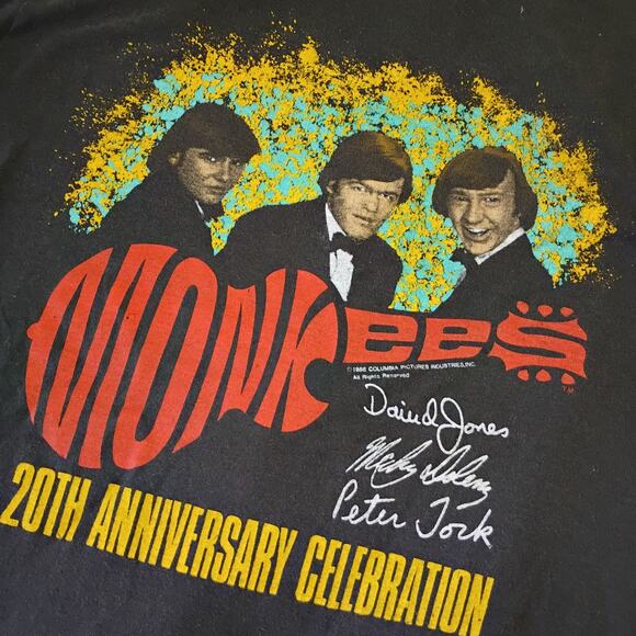 Anvil | Shirts | The Monkees 986 5th Anniversary World Tour Band Tee ...
